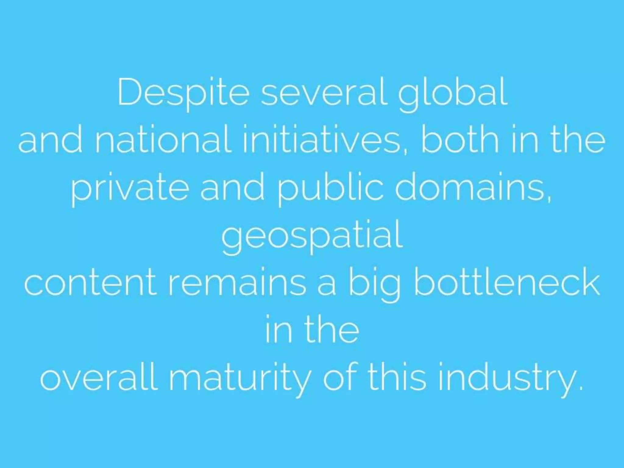 Forging Geospatial Alliances | PPT