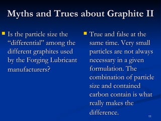Forging Lubricants For The Hot Forging Of Steels | PPT