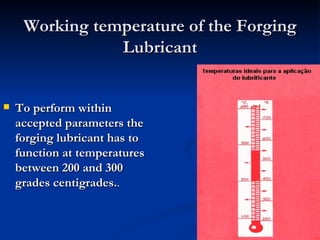 Forging Lubricants For The Hot Forging Of Steels | PPT