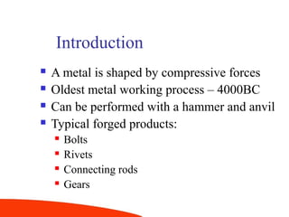 Forging Process. [Workshop Practices] | PPT