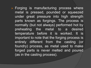 Forging by vamja | PPT