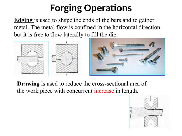 introduction to process of forging and extrusion | PPT