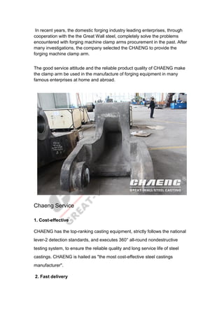 Forging machine clamp arm | PDF