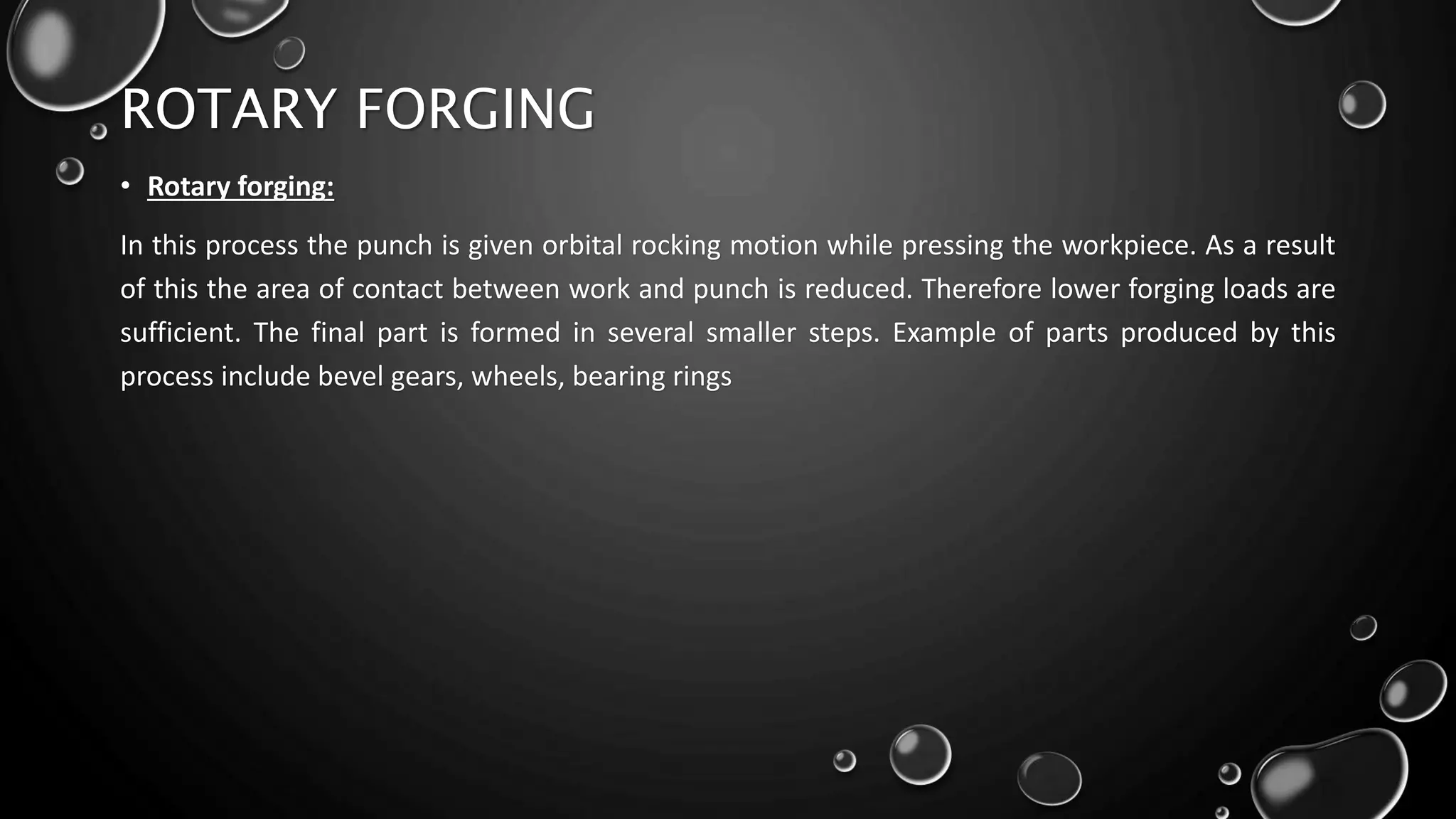 Forging ppt | PPTX