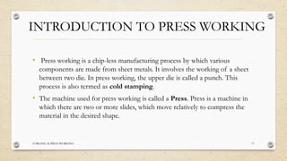 Forging & Press Working | PPTX