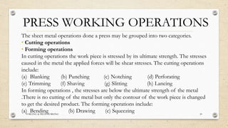 Forging & Press Working | PPTX