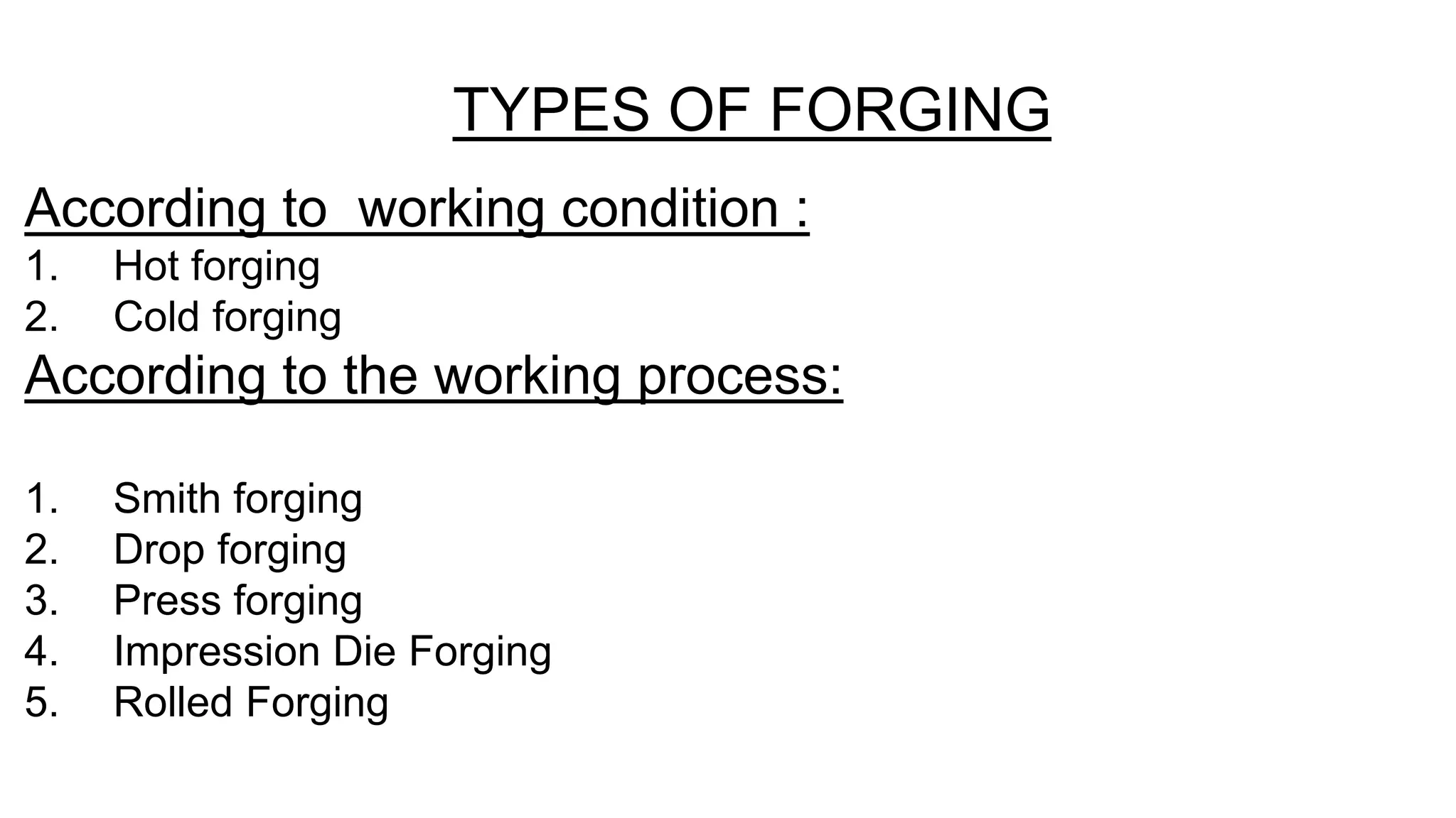 ppt on Forging process | PPTX