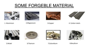ppt on Forging process | PPTX | Woodworking | Arts and Crafts