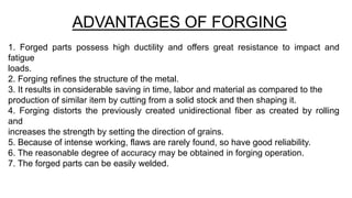 ppt on Forging process | PPTX | Woodworking | Arts and Crafts