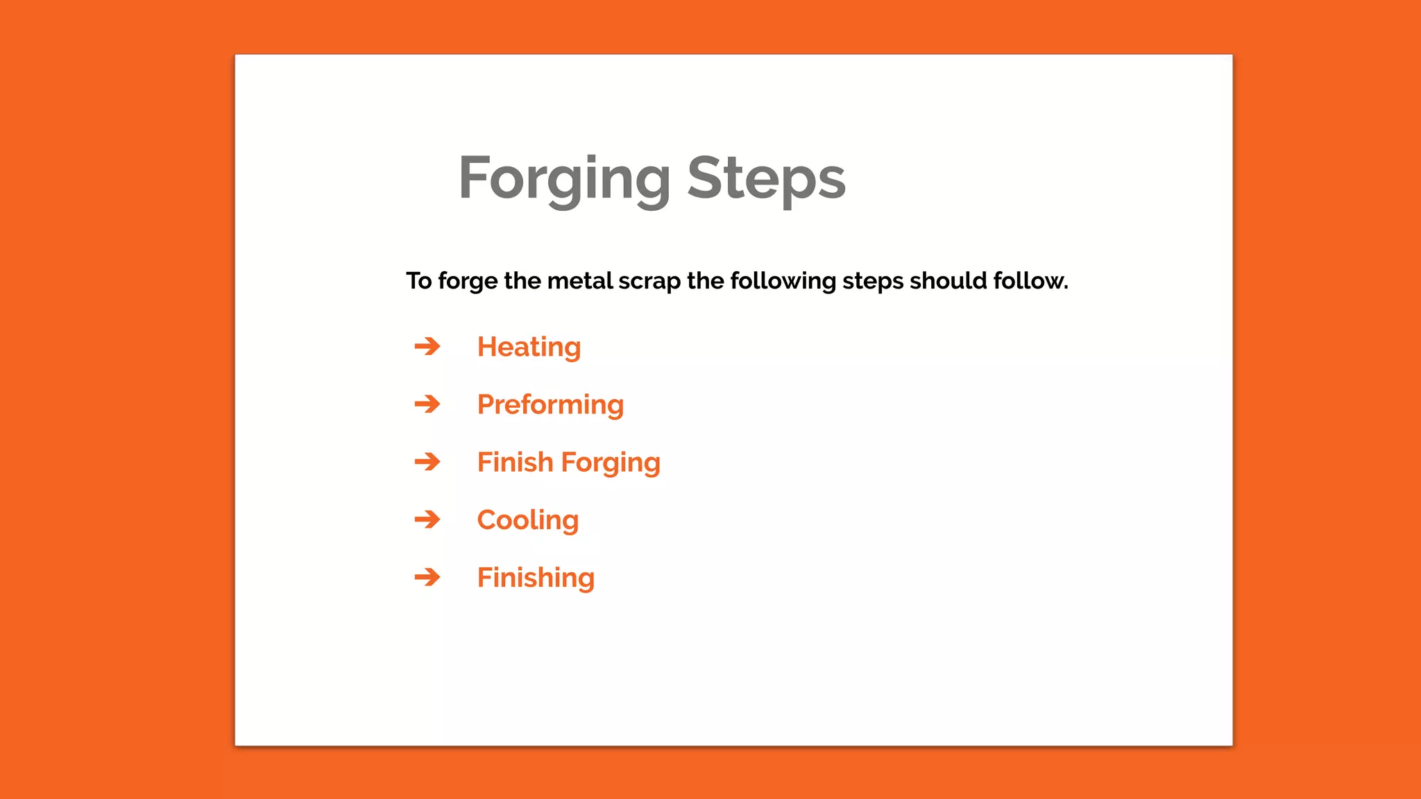 Forging process | PDF