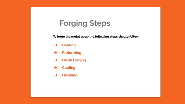 Forging process | PPT
