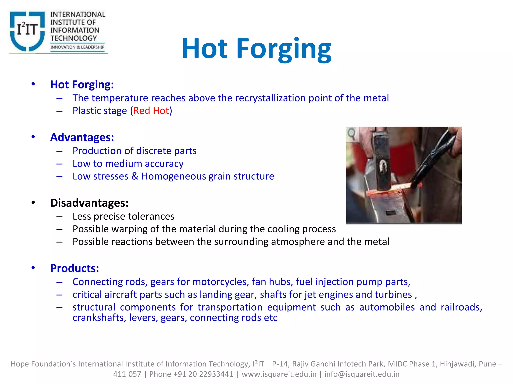 Manufacturing Processes - Forging | PDF