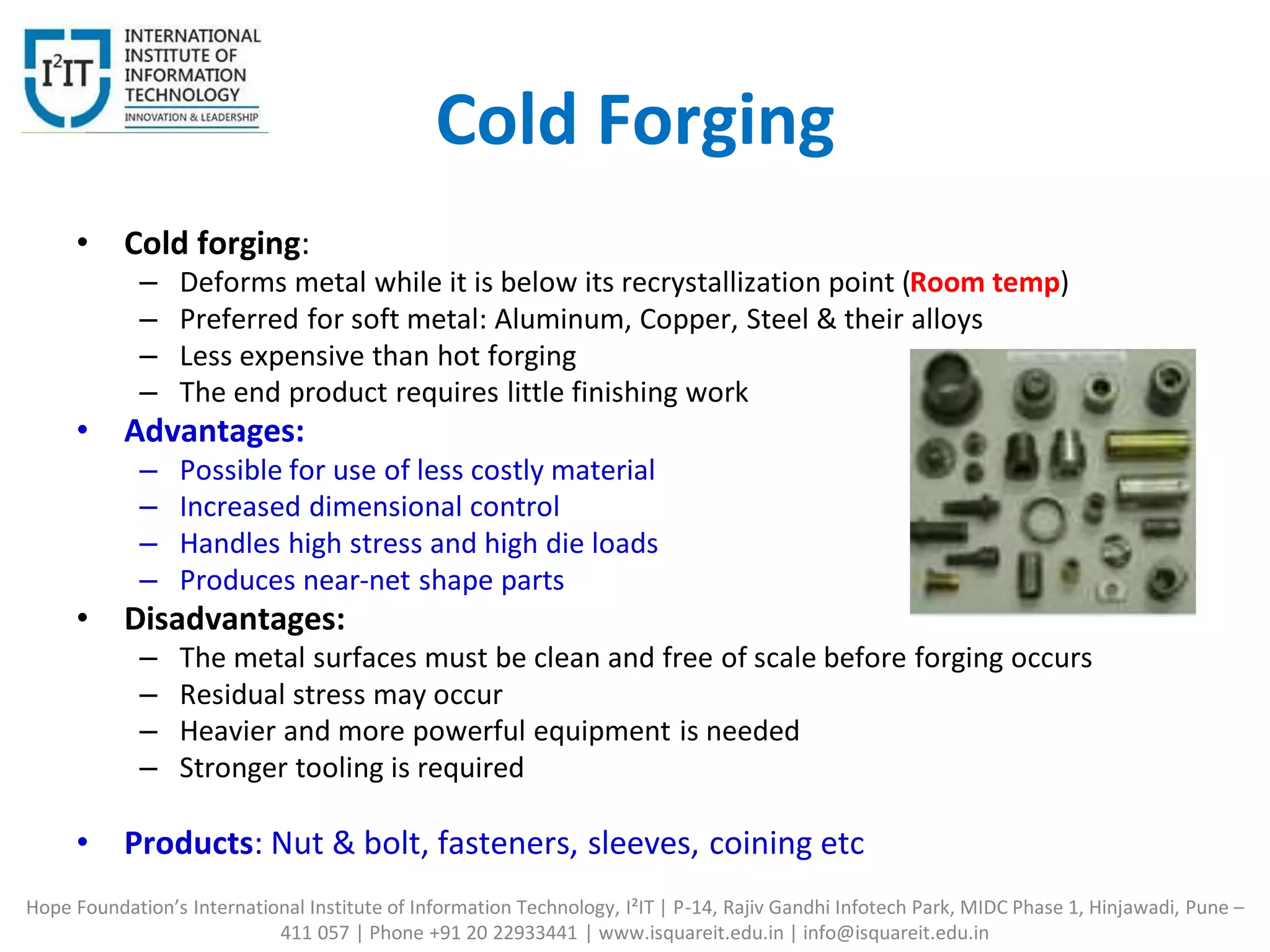 Manufacturing Processes - Forging | PDF