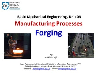 Manufacturing Processes - Forging | PDF