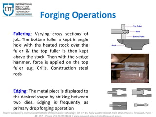 Manufacturing Processes - Forging | PDF