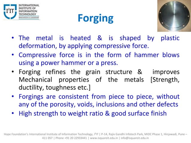 Manufacturing Processes - Forging | PDF