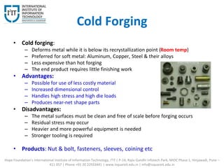 Manufacturing Processes - Forging | PDF