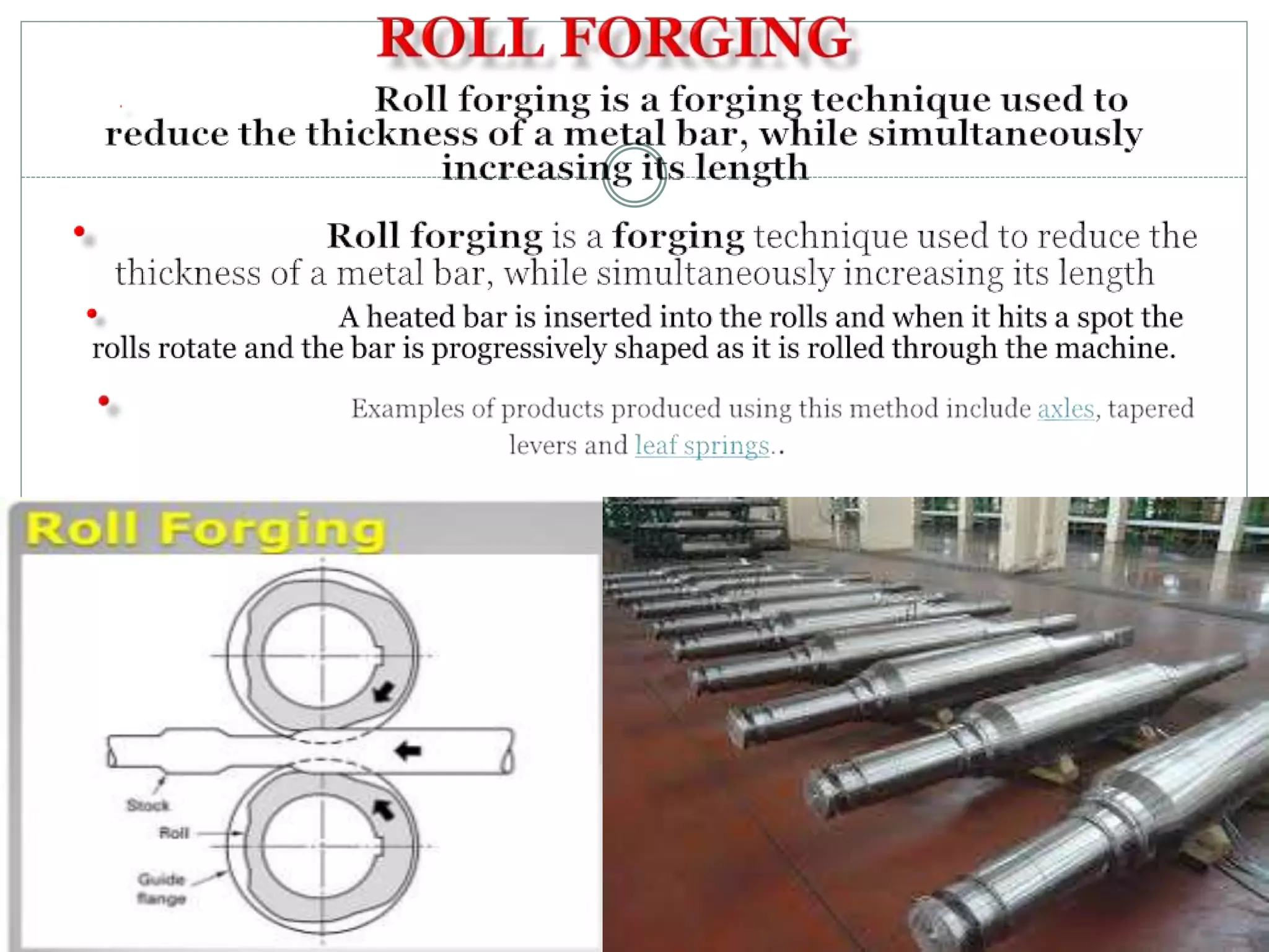 Forging rolling and extrusion procecesses | PPTX