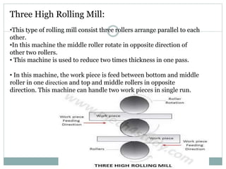 Forging rolling and extrusion procecesses | PPTX