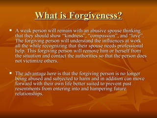 Forgiveness | PPT