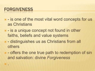 Forgiveness | PPTX