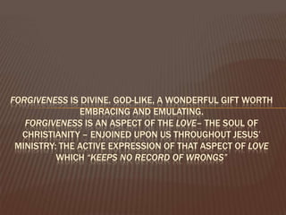 Forgiveness | PPTX