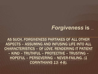 Forgiveness | PPTX