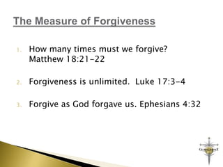 The Power of Forgiveness | PPTX