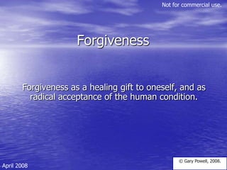 Forgiveness | PPT