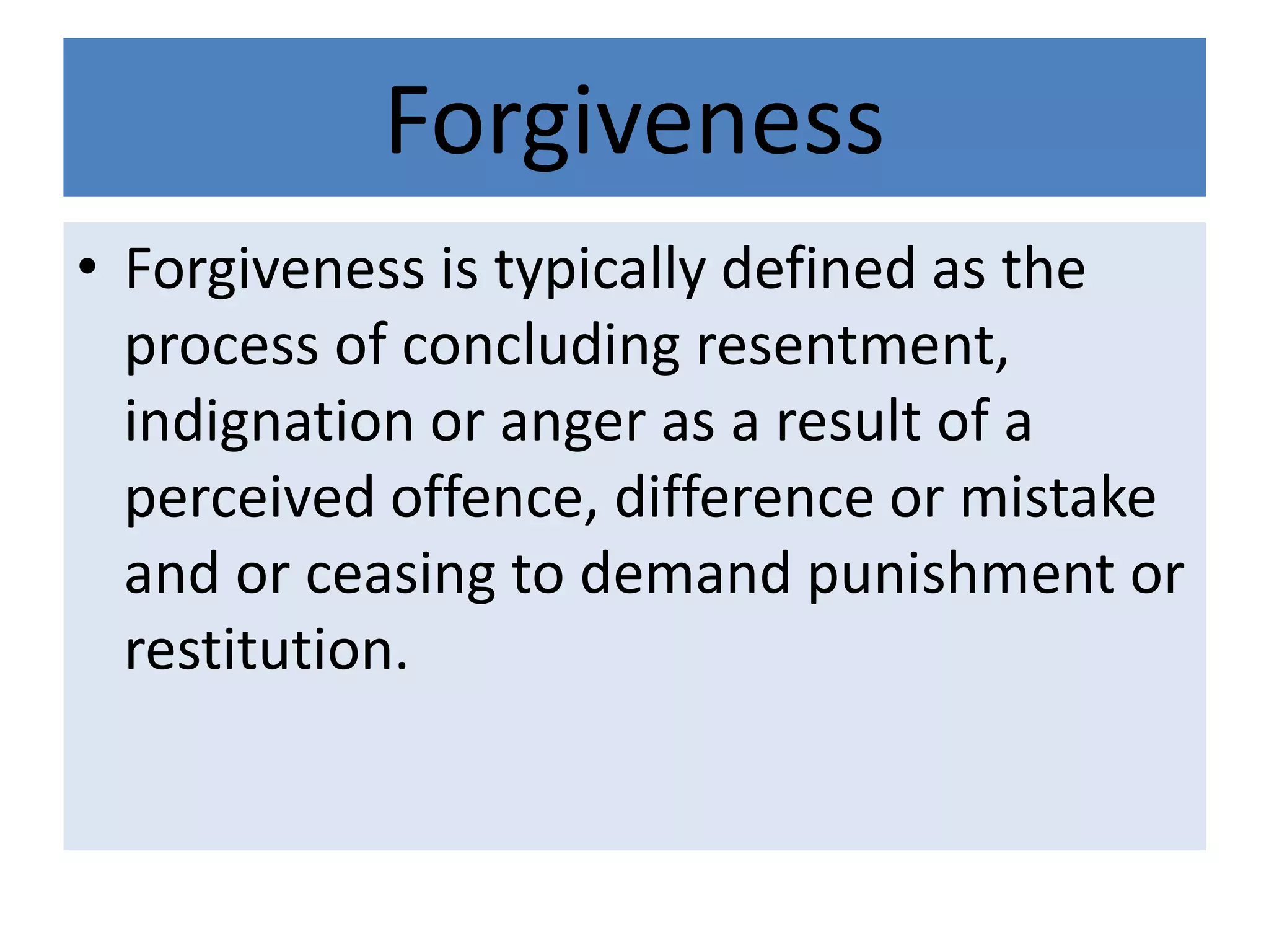 Forgiveness | PPTX