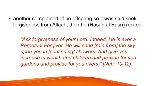 Forgiveness in Islam | PPTX