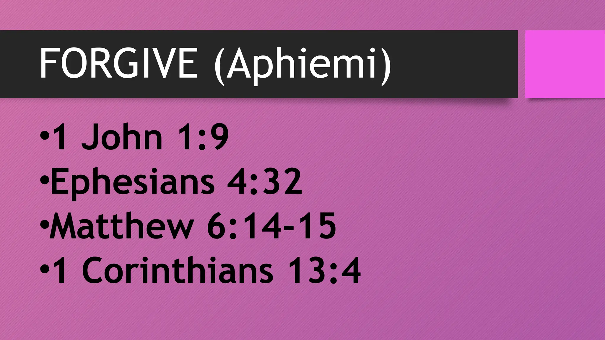 FORGIVENESS (I Jesus Christ City Mission).pptx