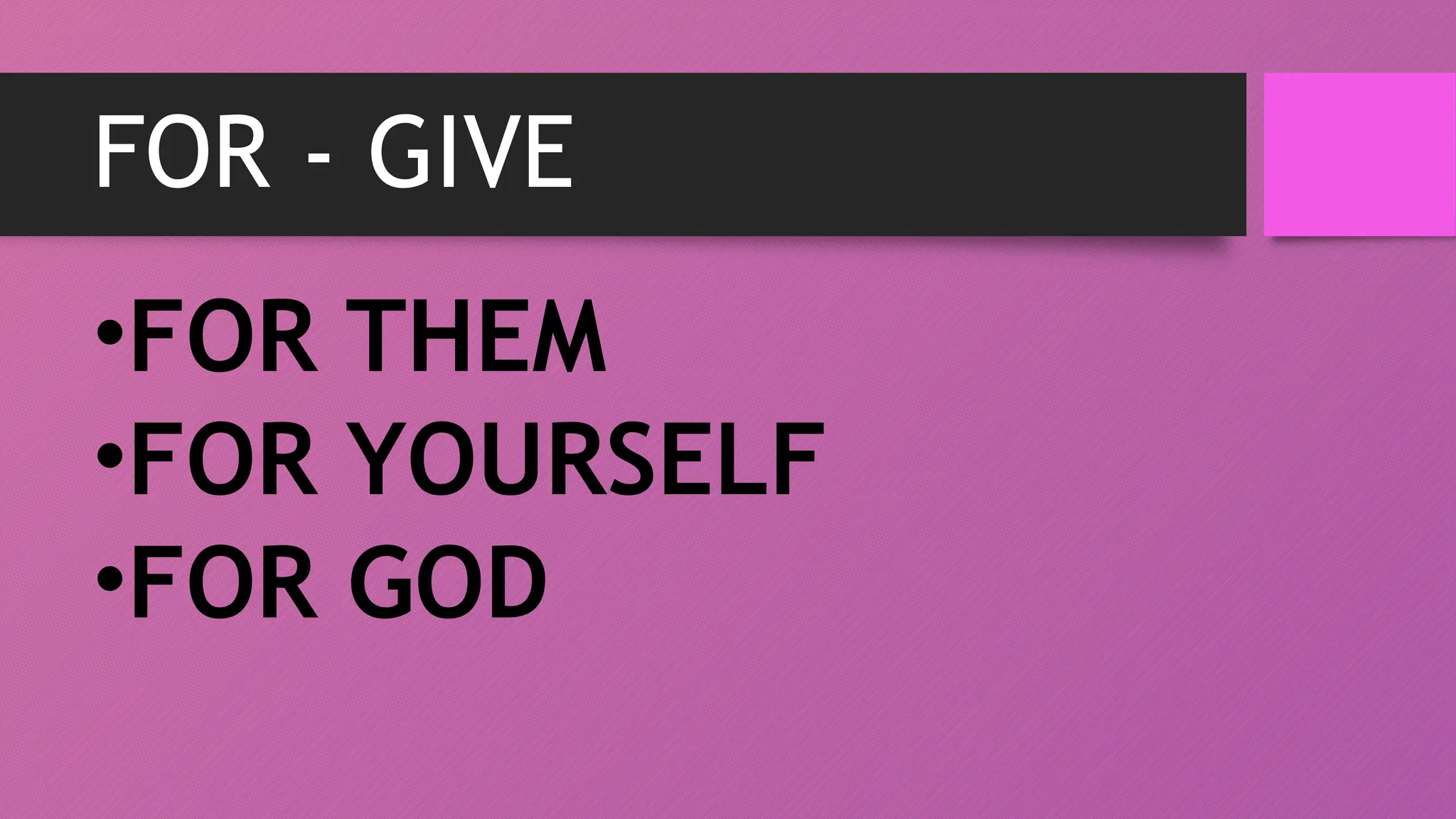 FORGIVENESS (I Jesus Christ City Mission).pptx