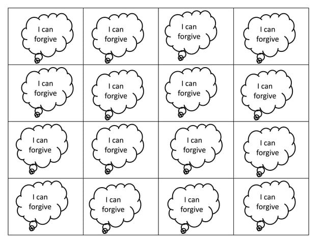 Forgiveness balloon-activity2 | PDF