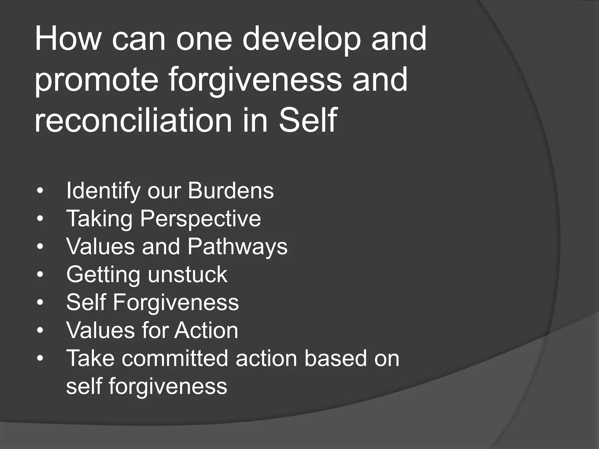 Forgiveness and | PPT | Free Download