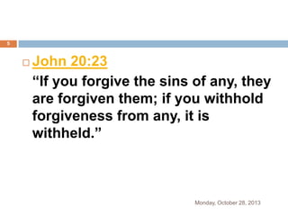 Forgiveness is key in marriage | PPT