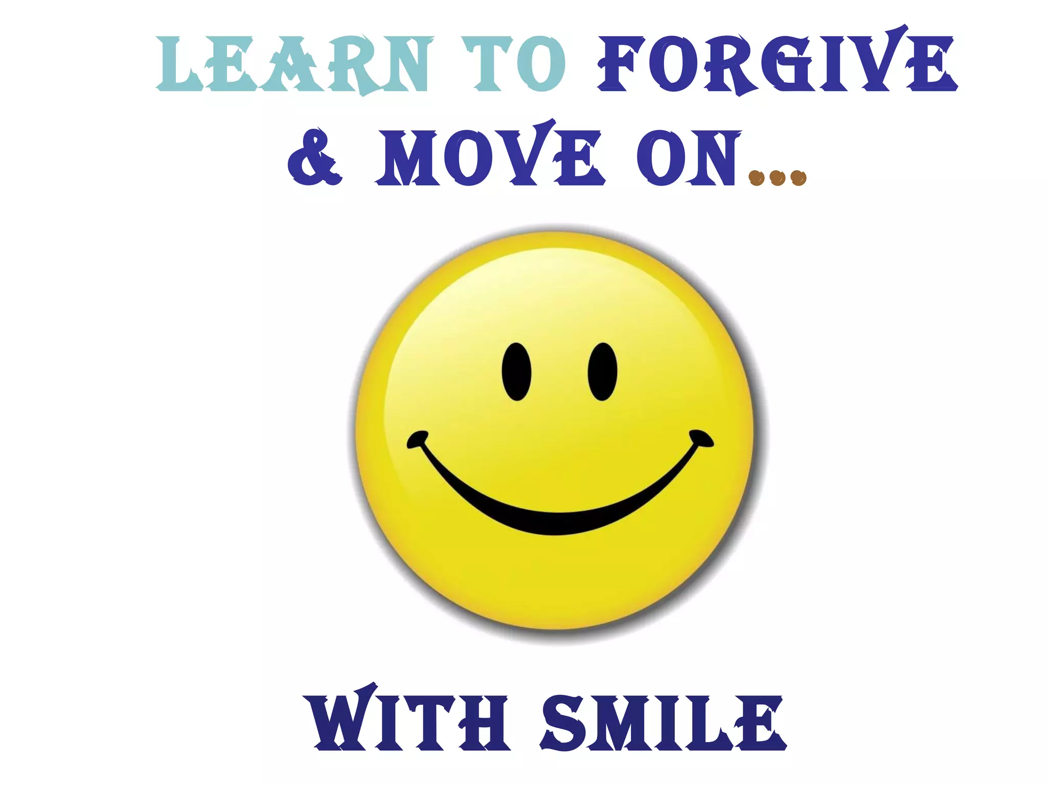 Forgiveness leads to anger management | PPT