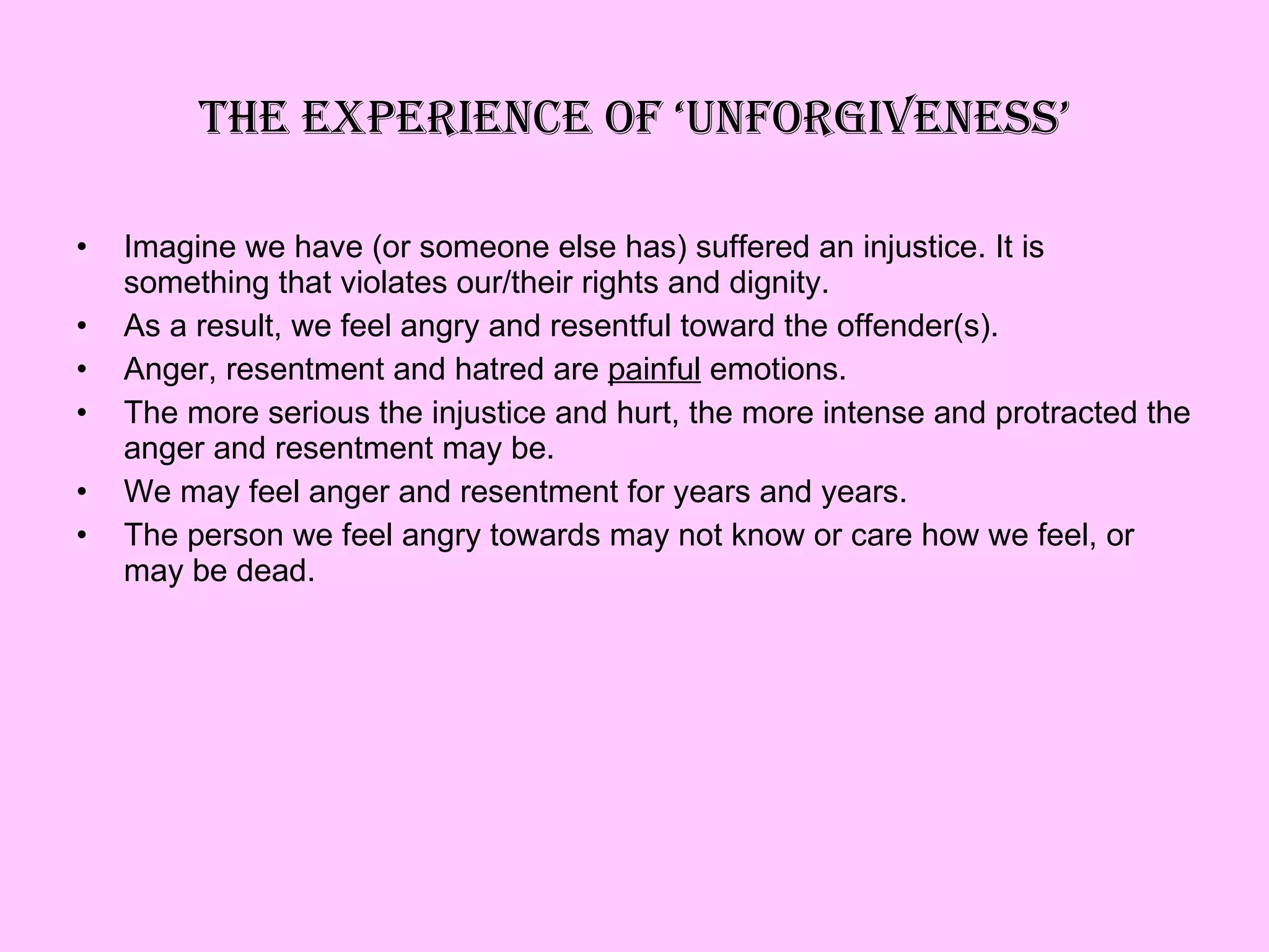 Forgiveness leads to anger management | PPT
