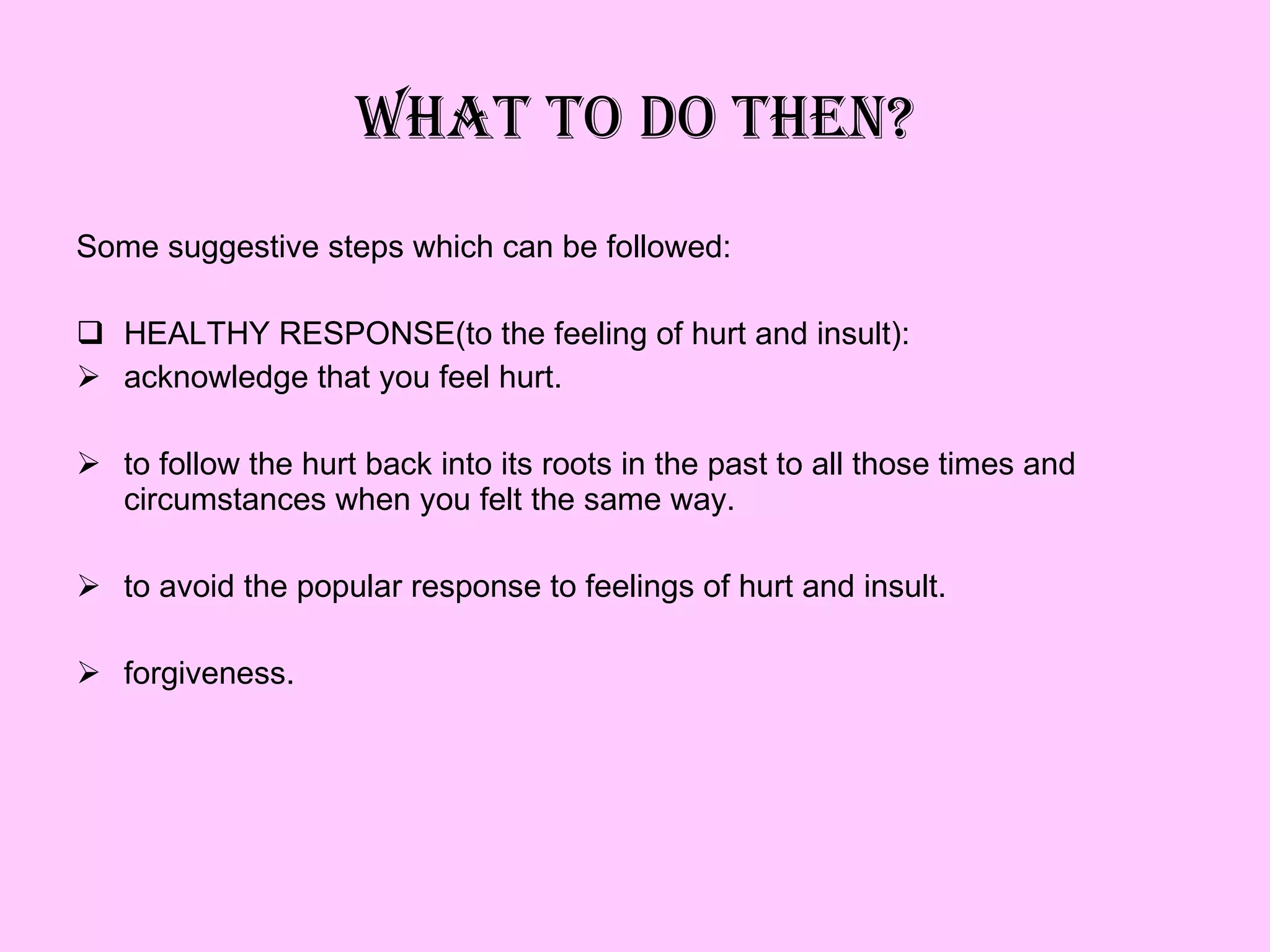 Forgiveness leads to anger management | PPT