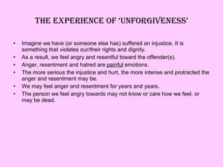Forgiveness leads to anger management | PPT