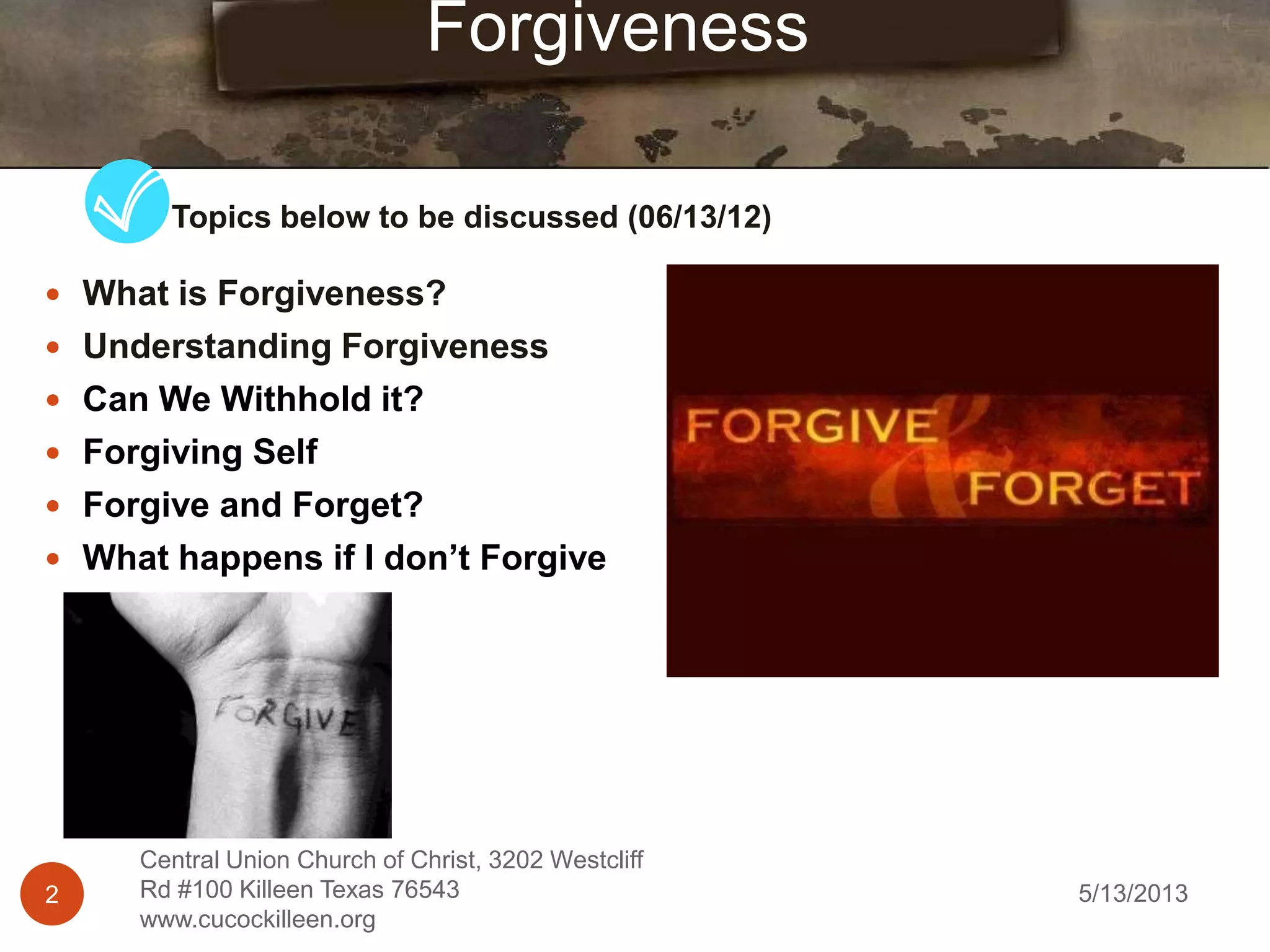 The Art of Forgiveness | PPTX