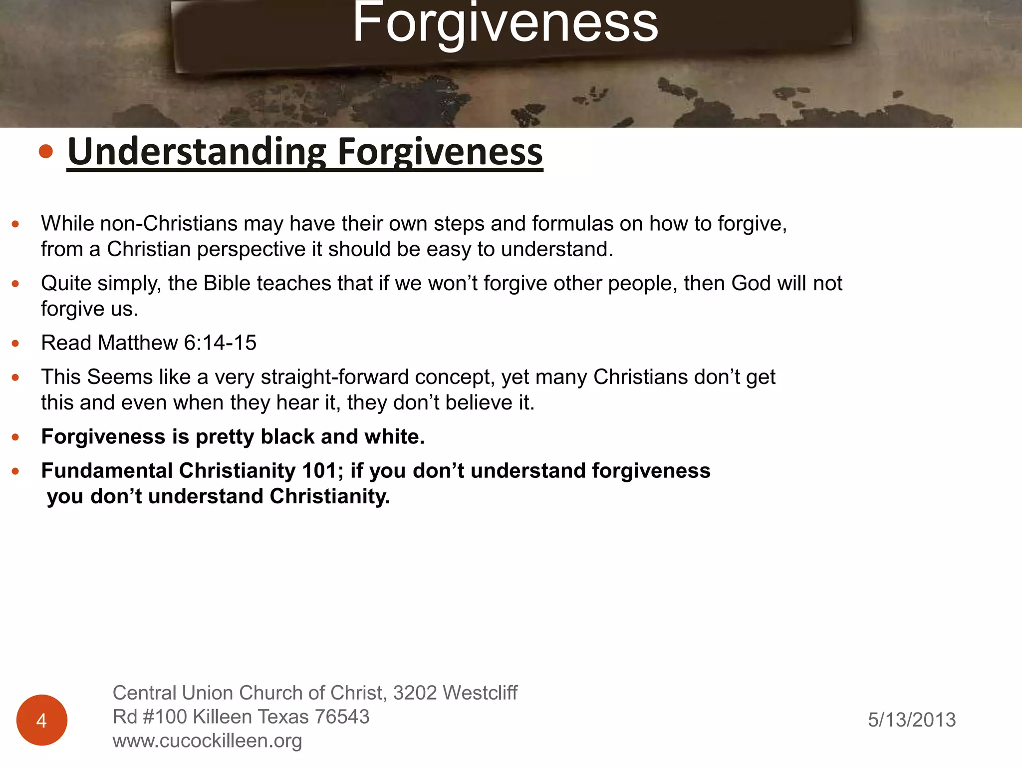 The Art of Forgiveness | PPTX
