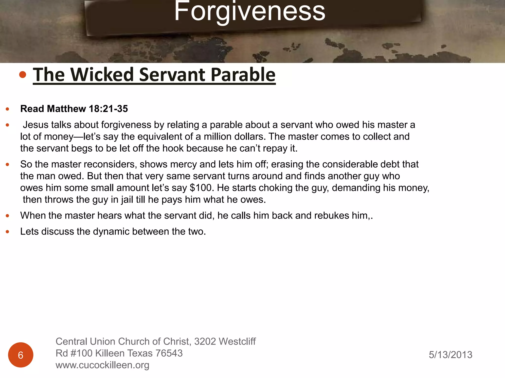 The Art of Forgiveness | PPTX