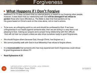 The Art of Forgiveness | PPTX