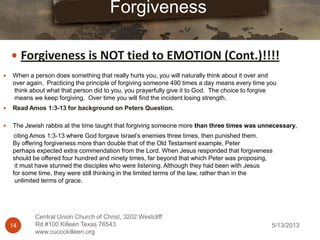 The Art of Forgiveness | PPTX