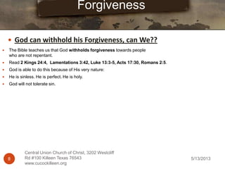 The Art of Forgiveness | PPTX