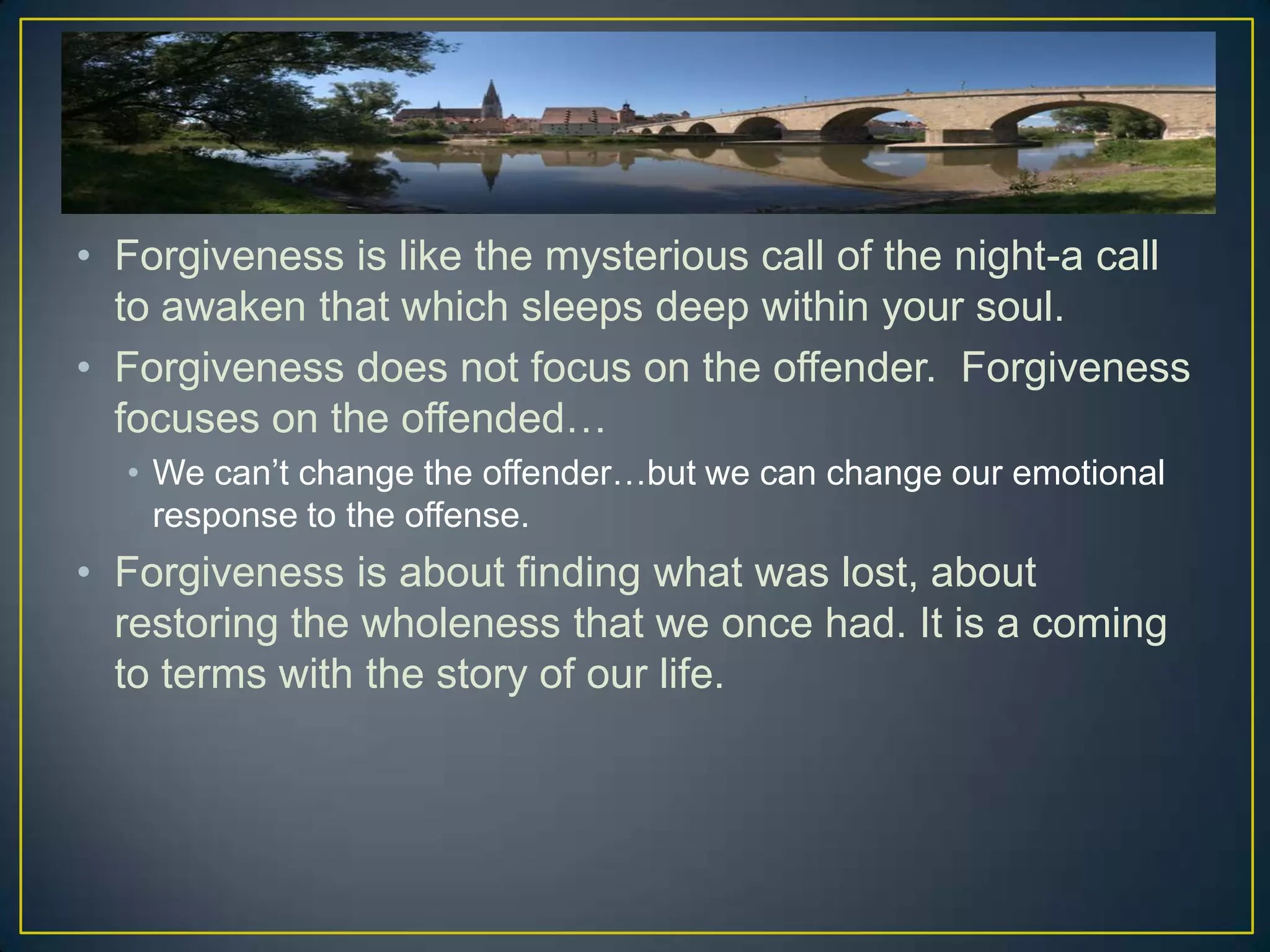 Forgiveness Presentation | PPTX