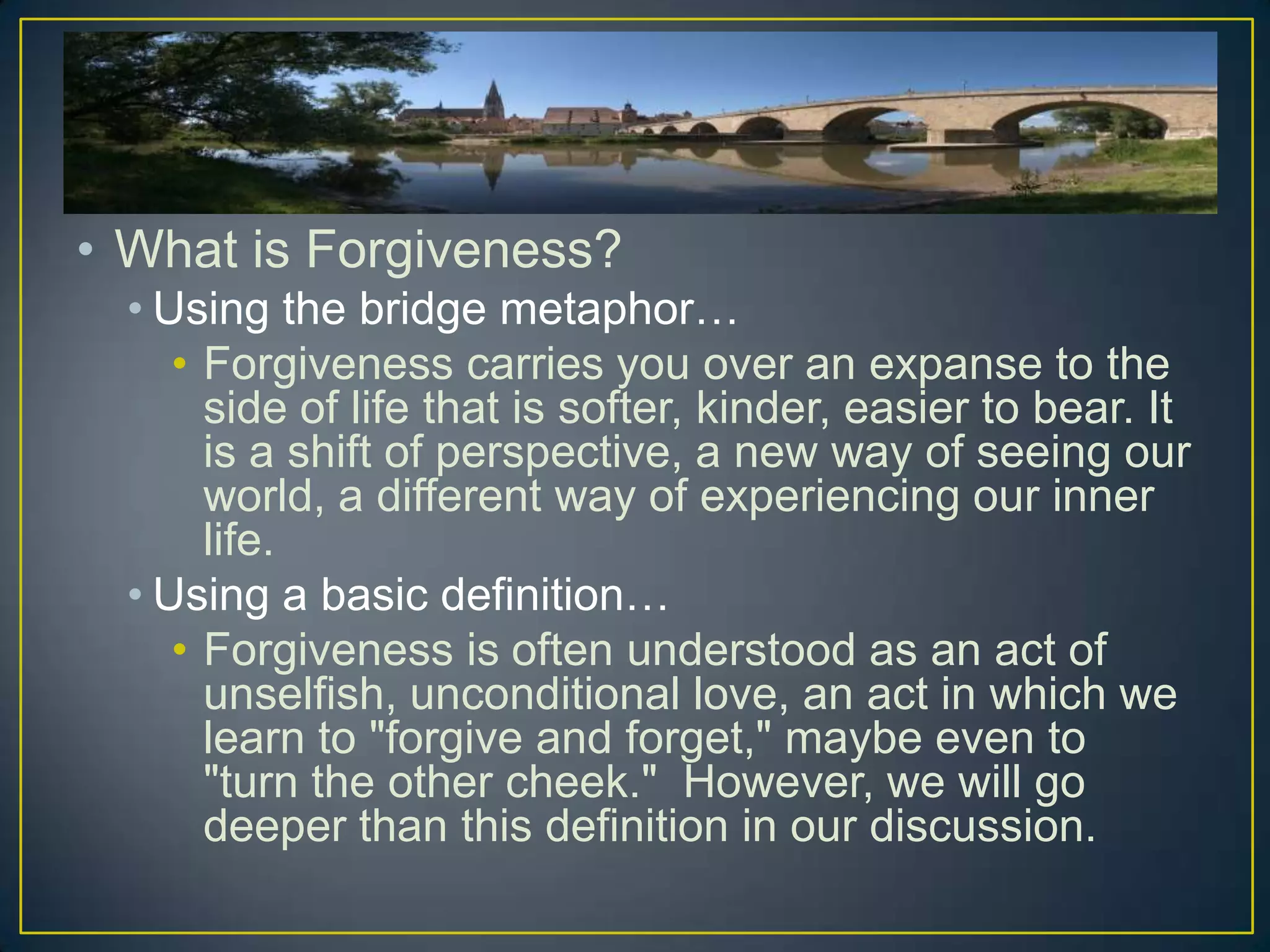 Forgiveness Presentation | PPTX