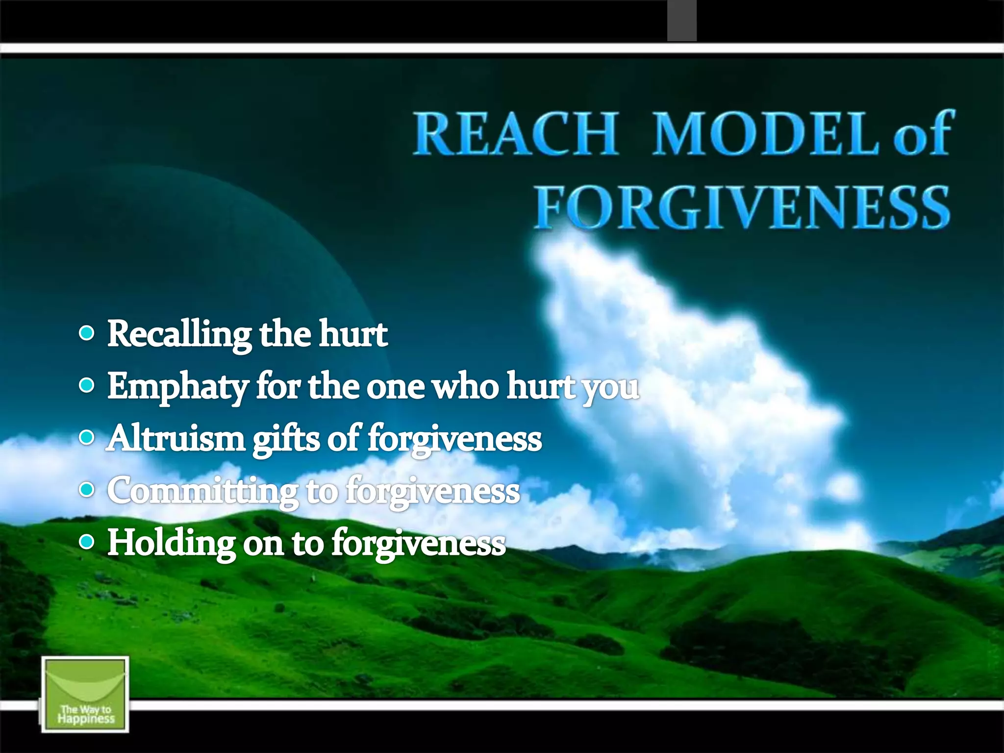Forgiveness therapy | PPTX
