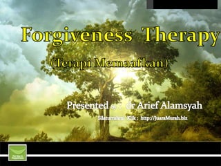 Forgiveness therapy | PPTX